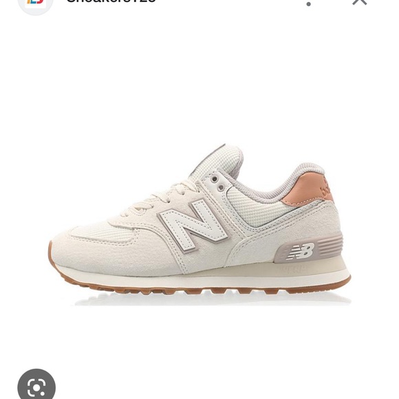 New Balance | Shoes | Iso New Balance Cream Womens Sneakers Size 75 ...